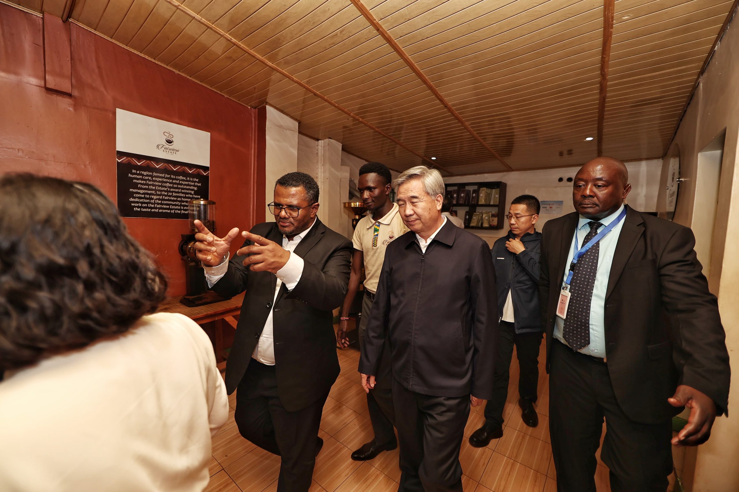 Visiting CPC delegation led by by H.E Li Xi toured Fairview Coffee ...